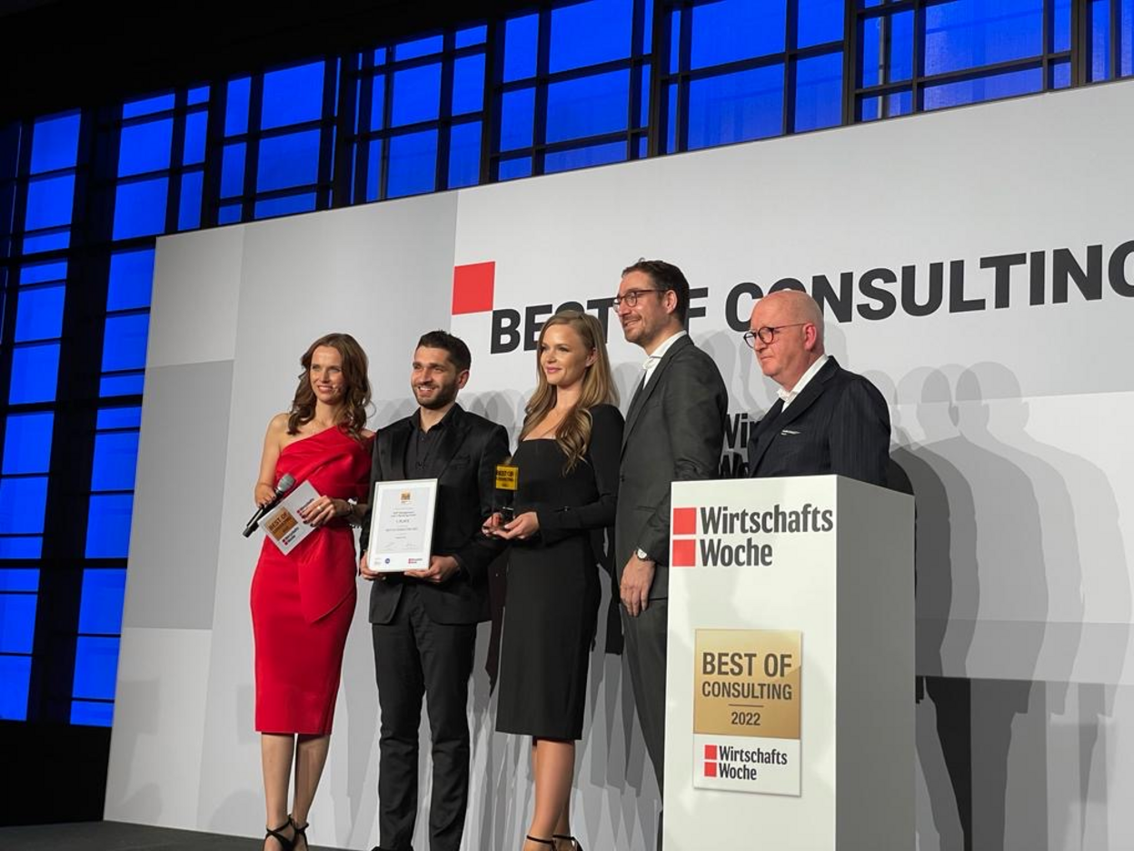 Four awards for MHP at the competition Best of Consulting 2022 | MHP ...
