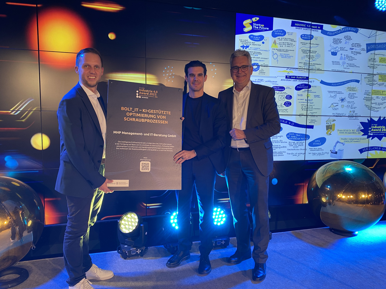 MHP erhält erneut Allianz Industrie 4.0 Award | MHP – A Porsche Company